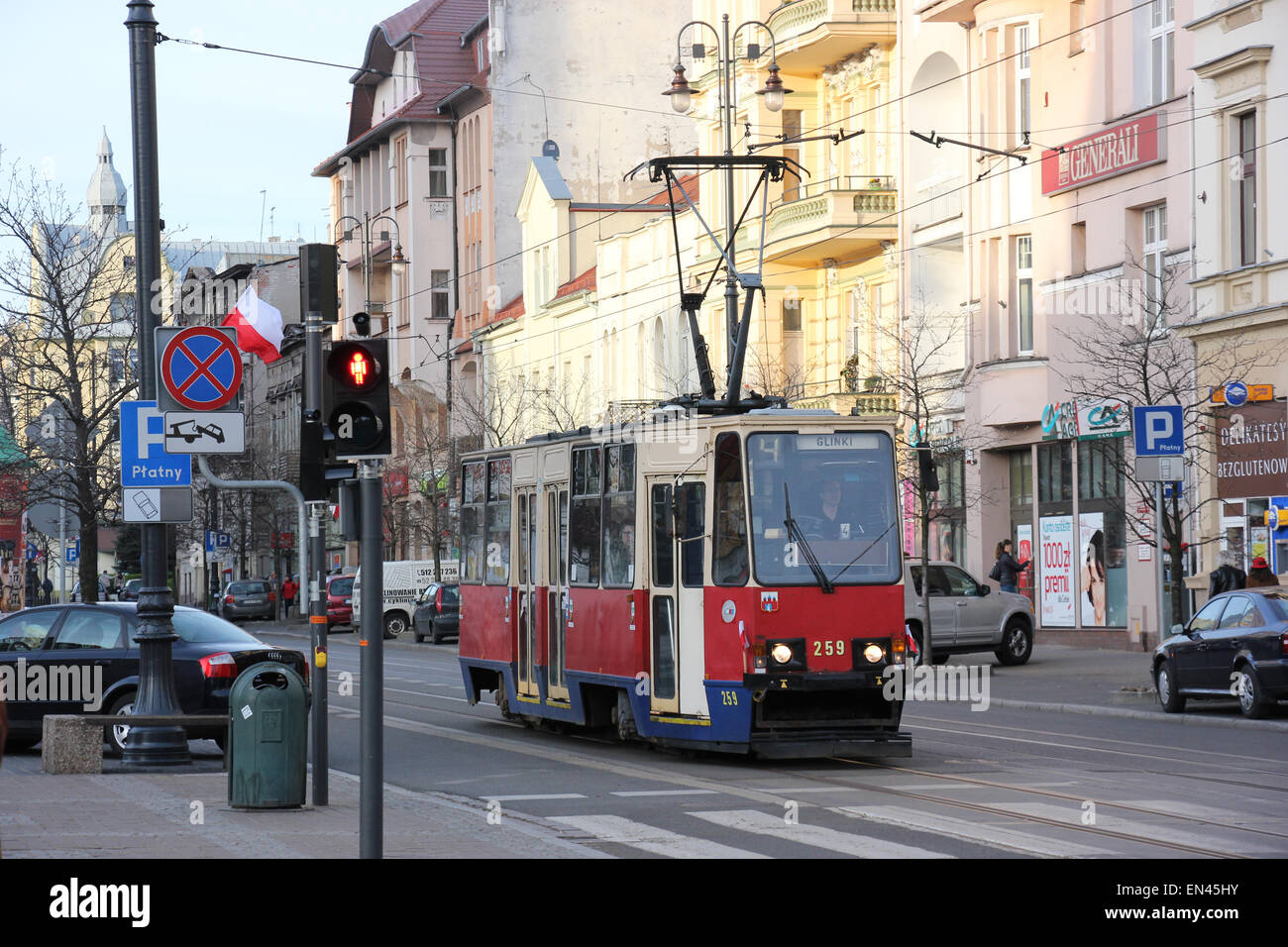 Tram in Bydgoszcz, Poland Stock Photo - Alamy