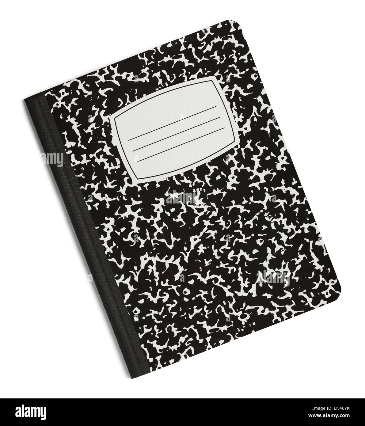 School Notebook With Copy Space Isolated on a White Background Stock ...