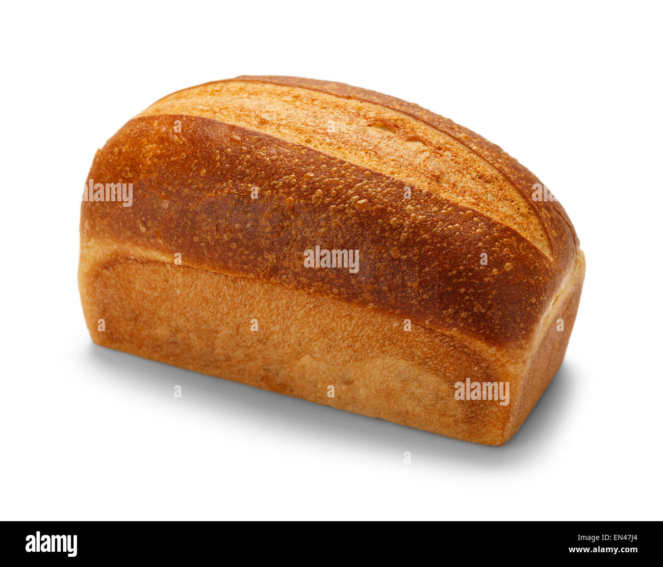 Loaf of Whole Wheat Bread Isolated on White Background Stock Photo - Alamy