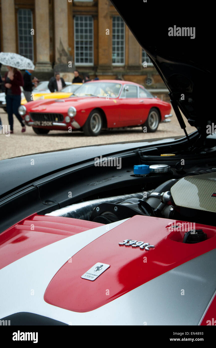 Ferrari 599tc engine and 250 Lusso at the Ferrari Owners Club Rally at ...