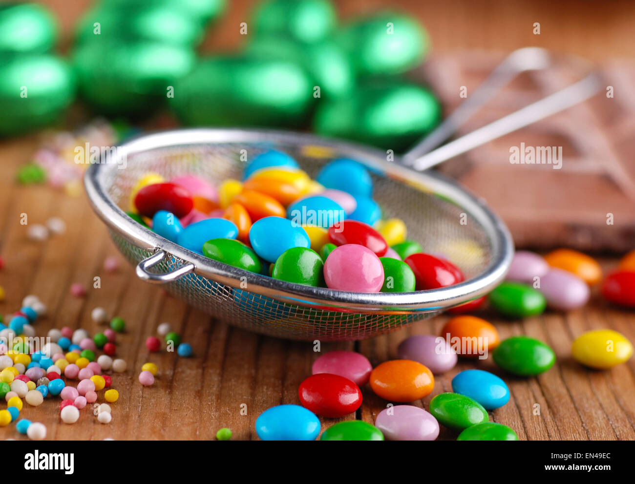 Green Smarties High Resolution Stock Photography and Images - Alamy