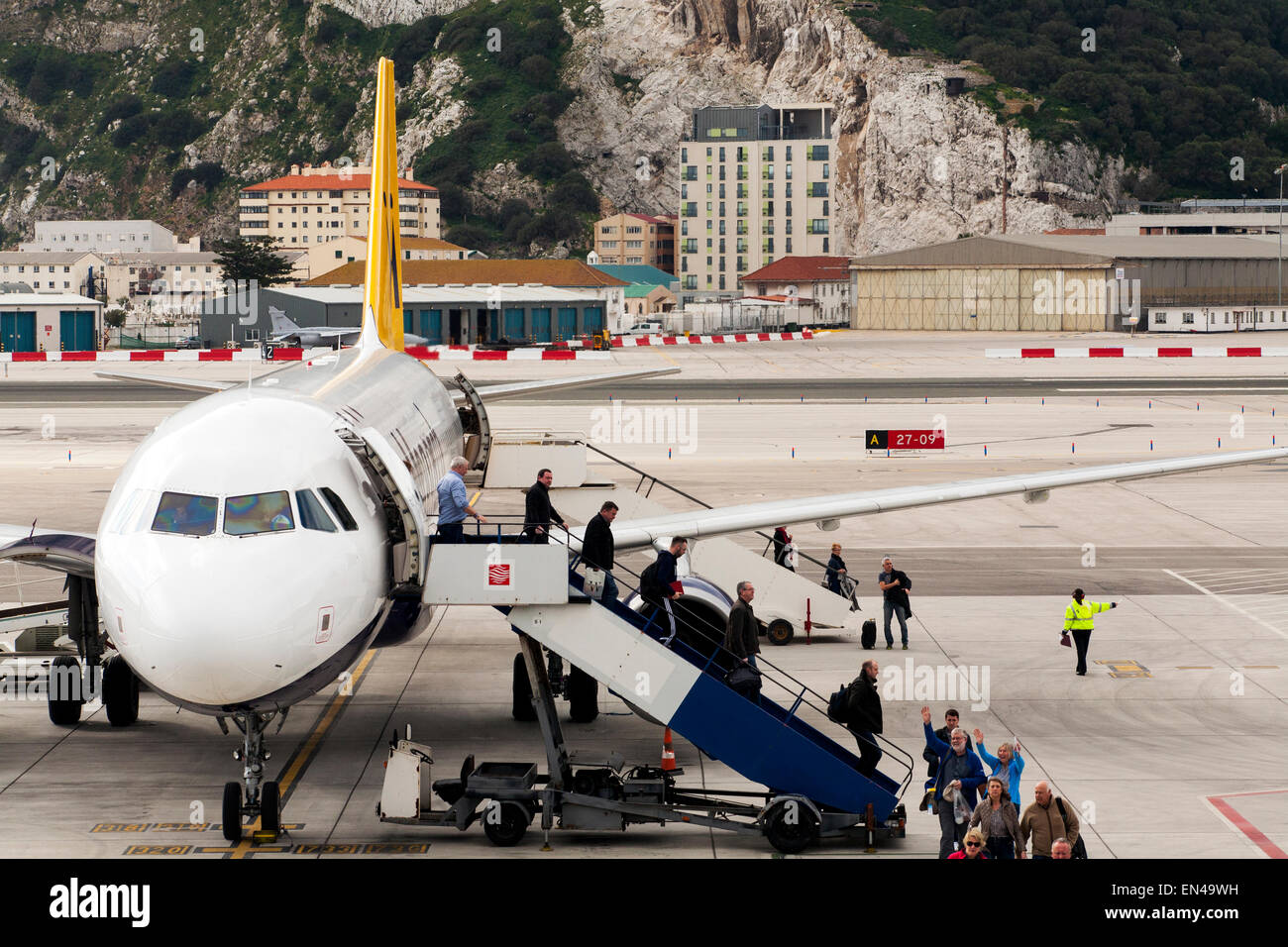 Passengers disembark hi-res stock photography and images - Alamy