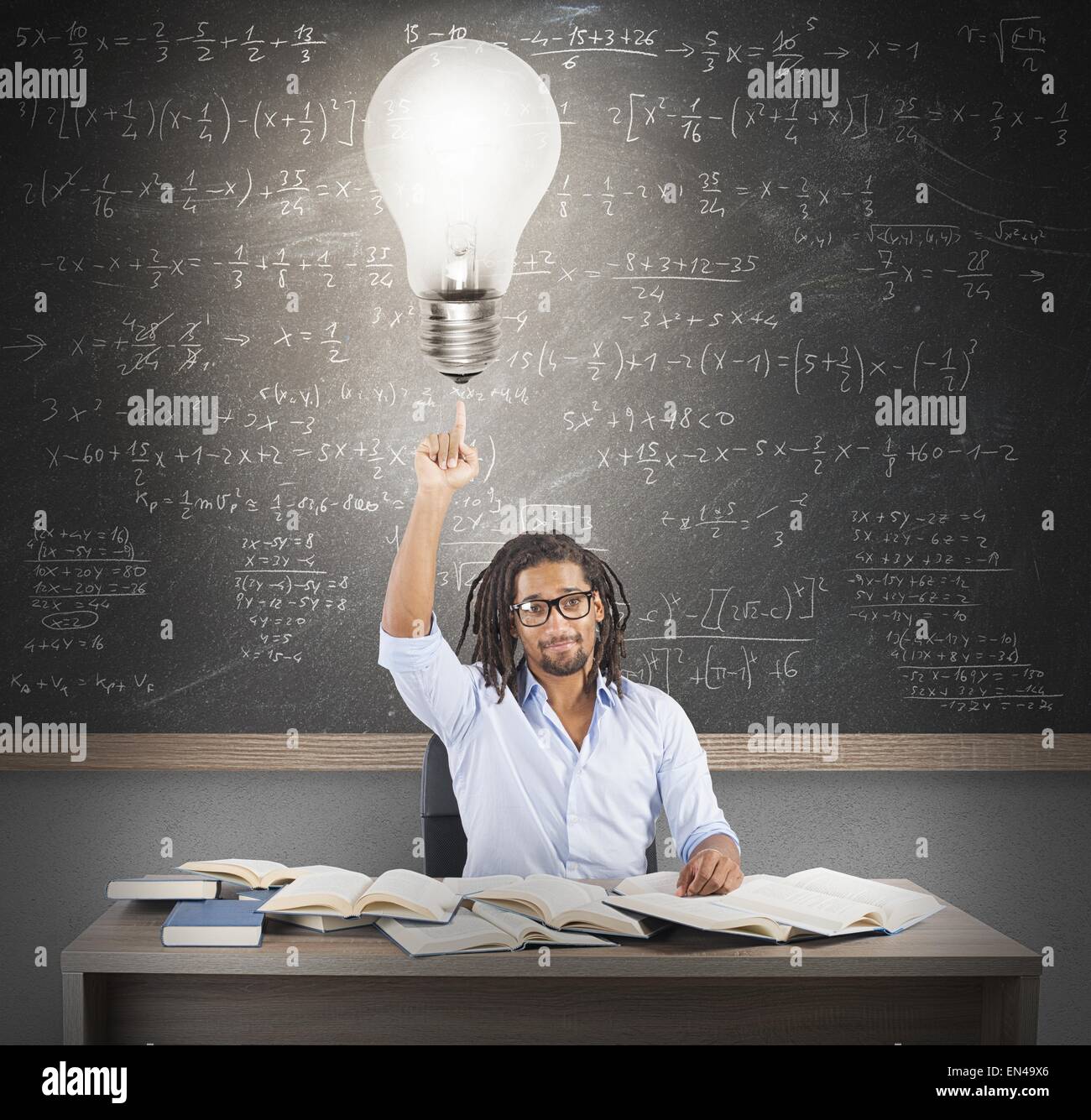 Blackboard elementary student teacher hi-res stock photography and ...