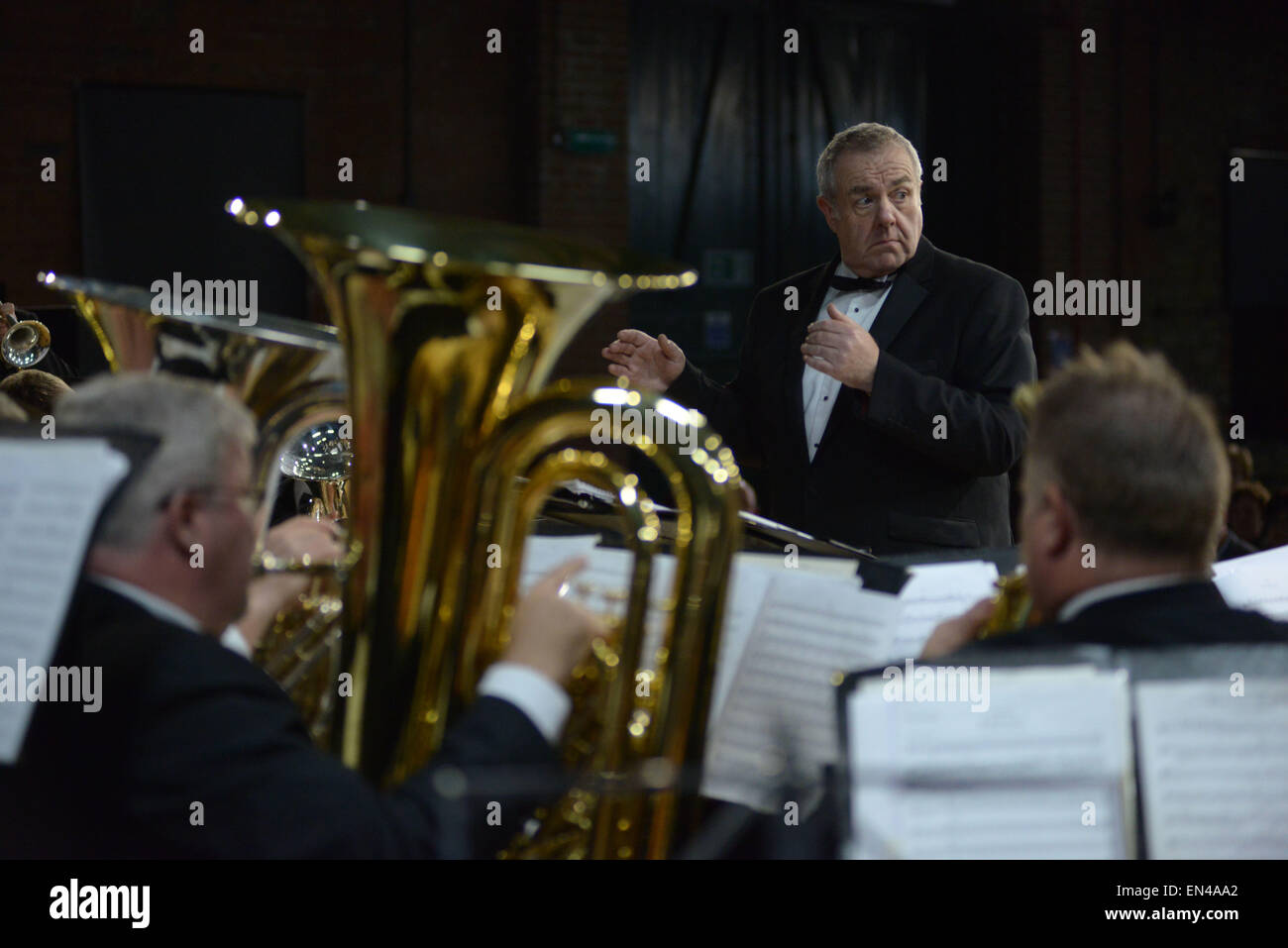 Grimethorpe Colliery Band in concert at Barnsley, South Yorkshire. 6th ...