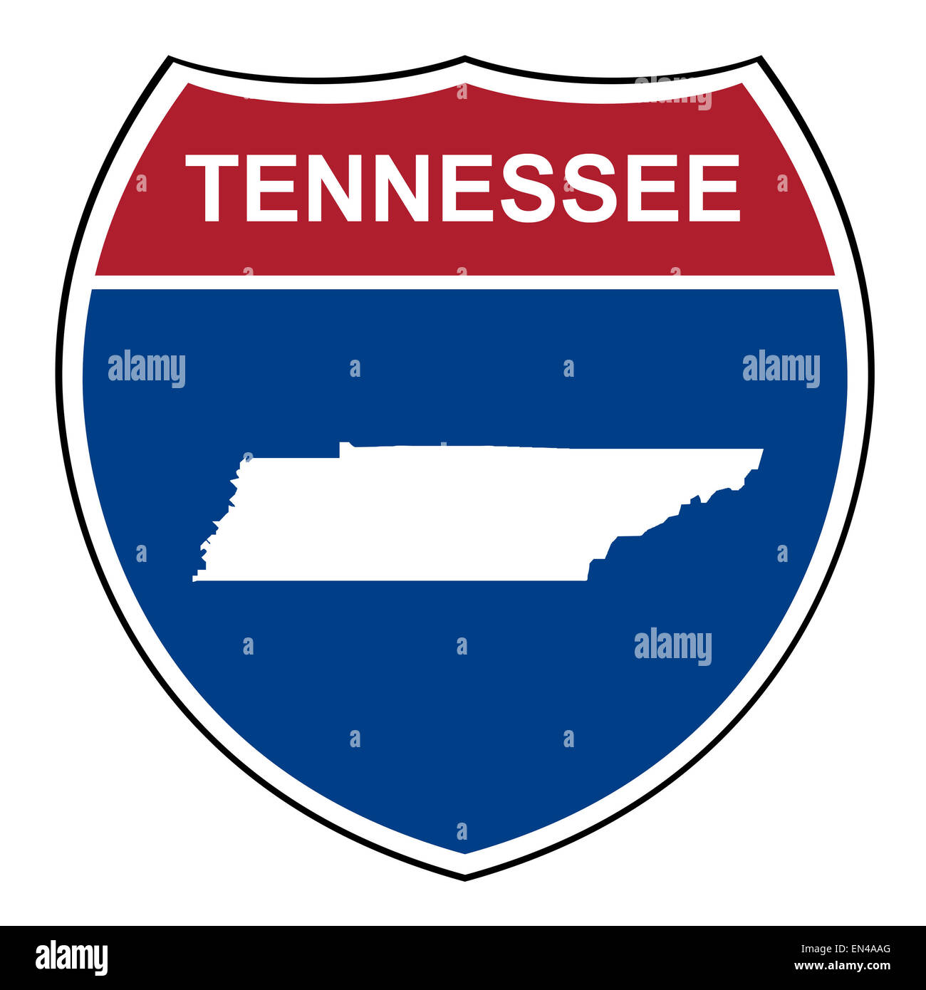 Map of tennessee hi-res stock photography and images - Alamy