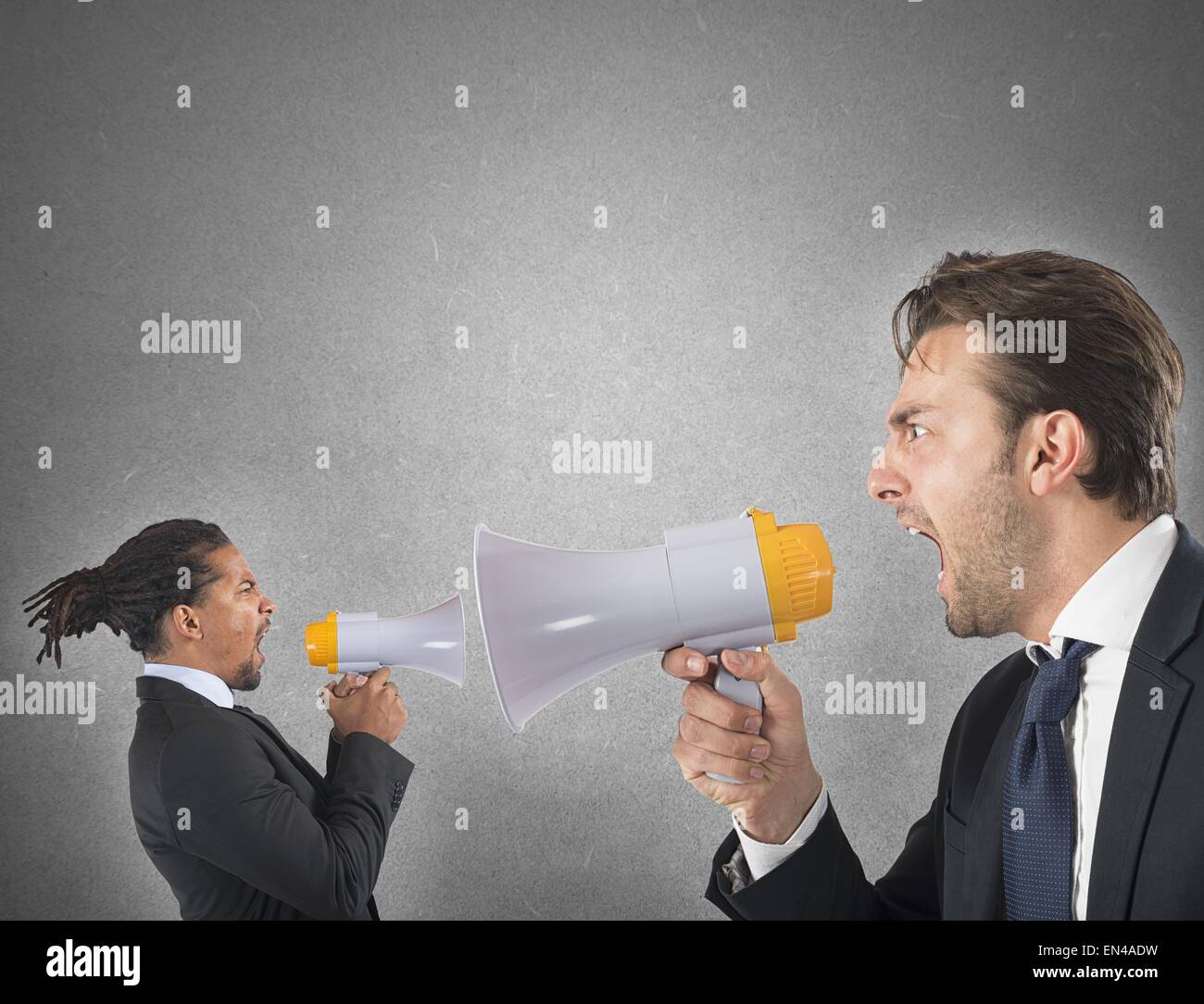 Boss yelling at employee hi-res stock photography and images - Alamy