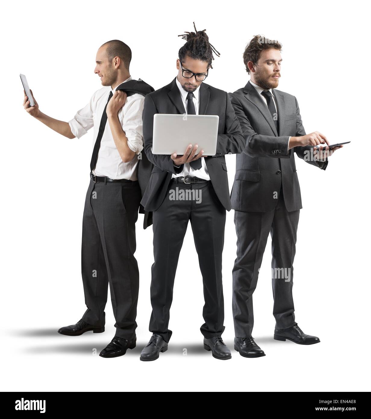 Busy successful businesspeople hi-res stock photography and images - Alamy