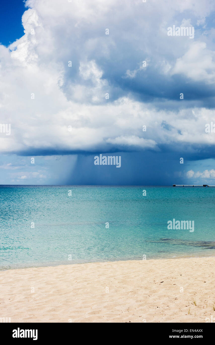 Storm over caribbean island hi-res stock photography and images - Alamy