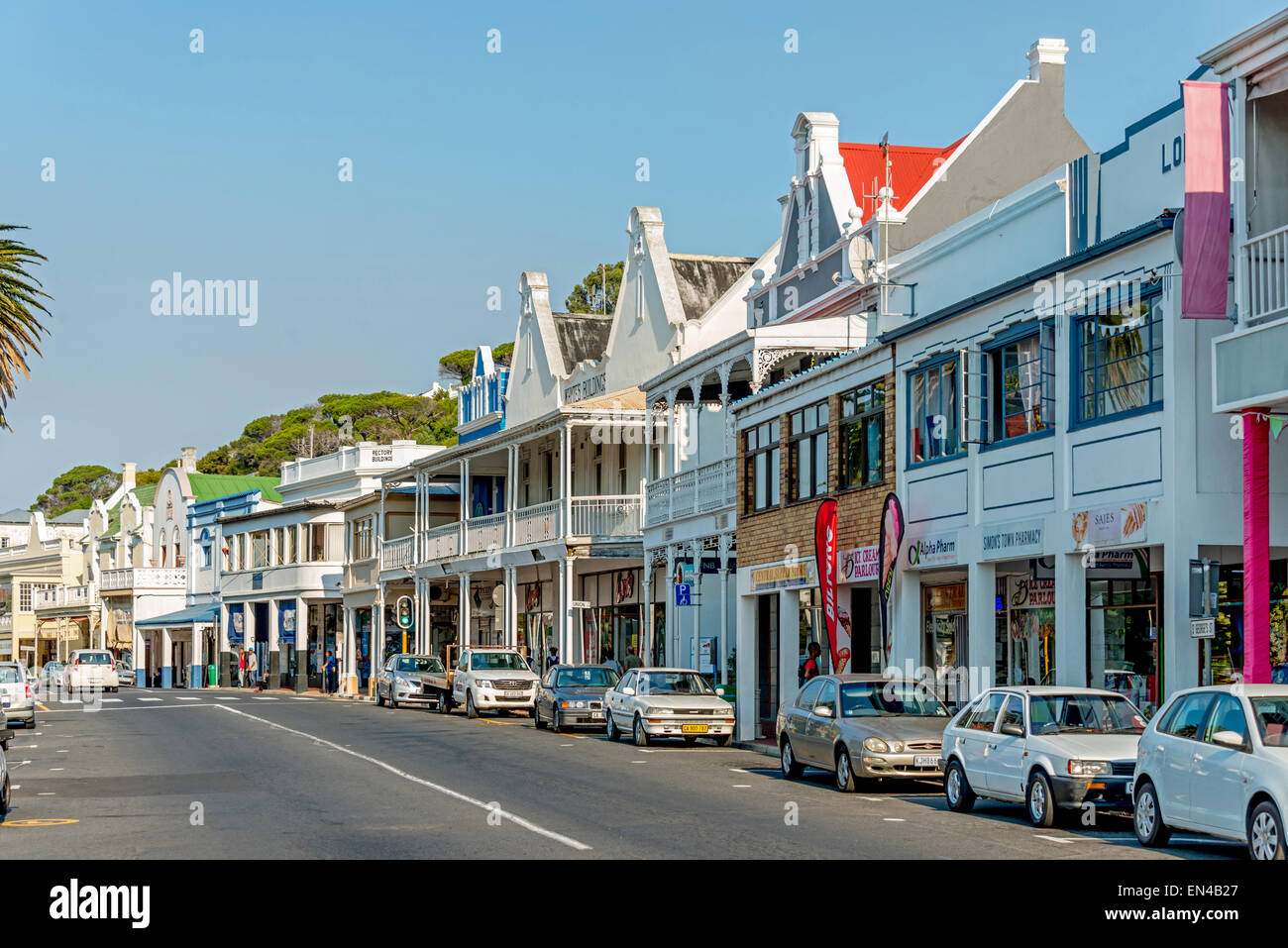 Period buildings, St Georges Street, Simon’s Town (Simonstad), Cape ...