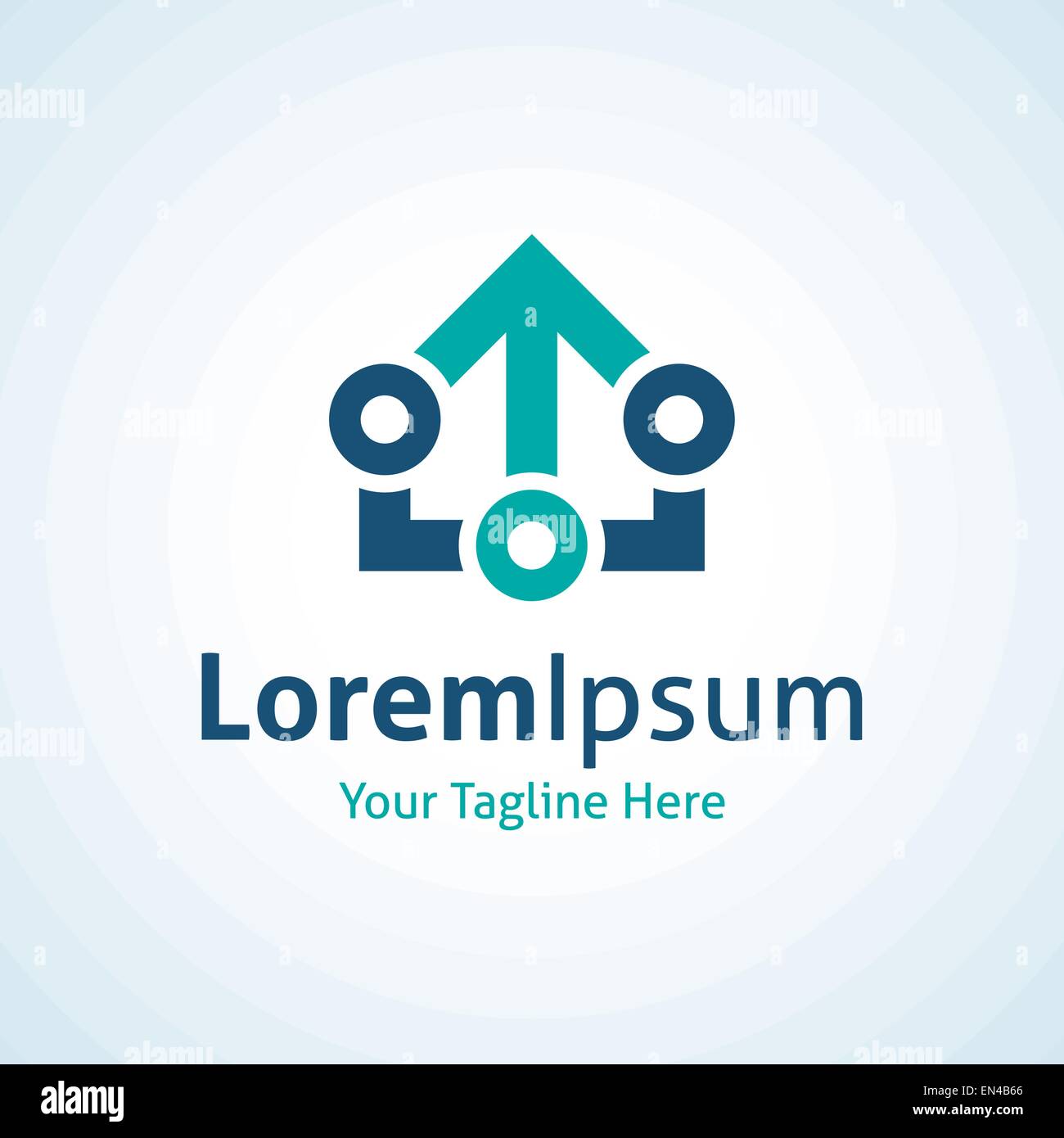 Key points success progress arrow up vector logo icon Stock Vector ...