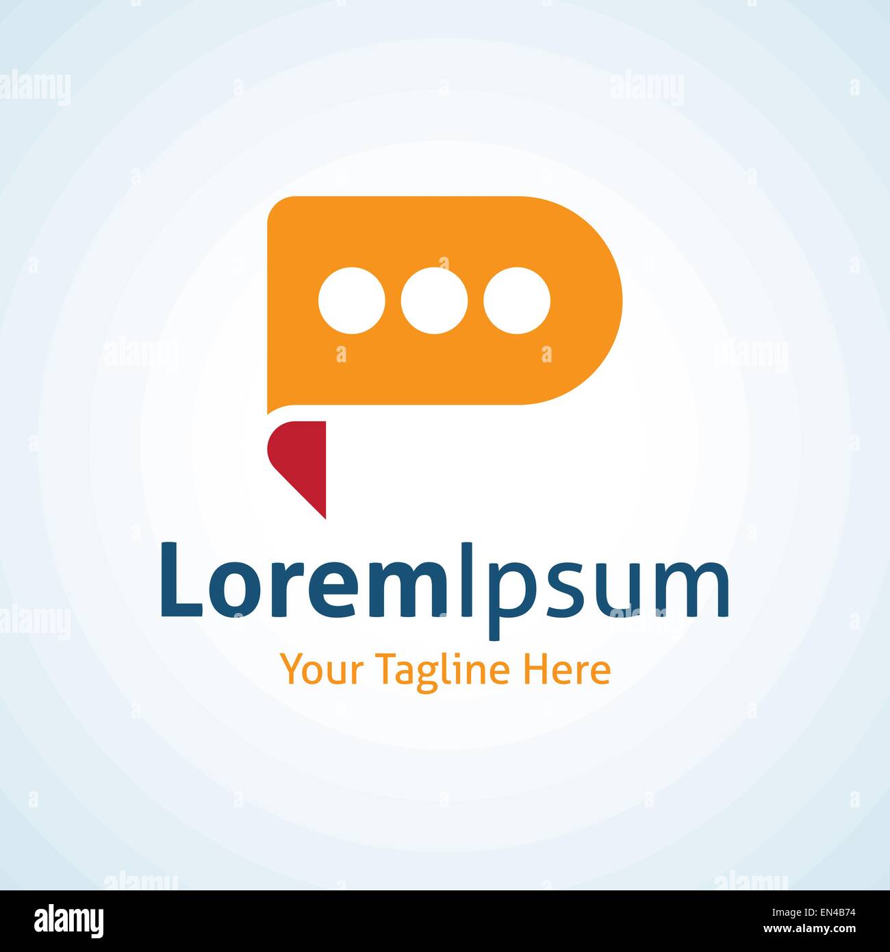 Discussion future leader forum bubble talking vector logo icon Stock ...