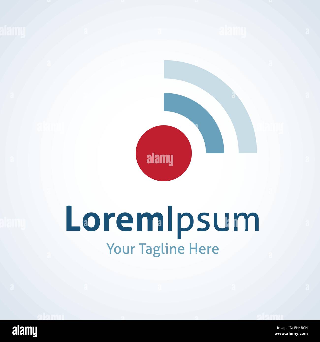 Oscillation wave pattern lines dot vector logo icon Stock Vector Image ...