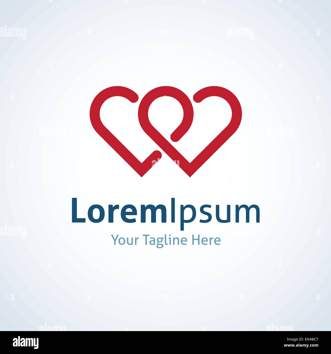 Love bond is strong force vector logo icon Stock Vector Image & Art - Alamy