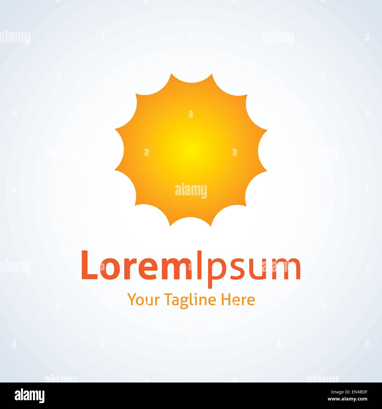 Big yellow Sun business opportunity vector logo icon Stock Vector Image ...