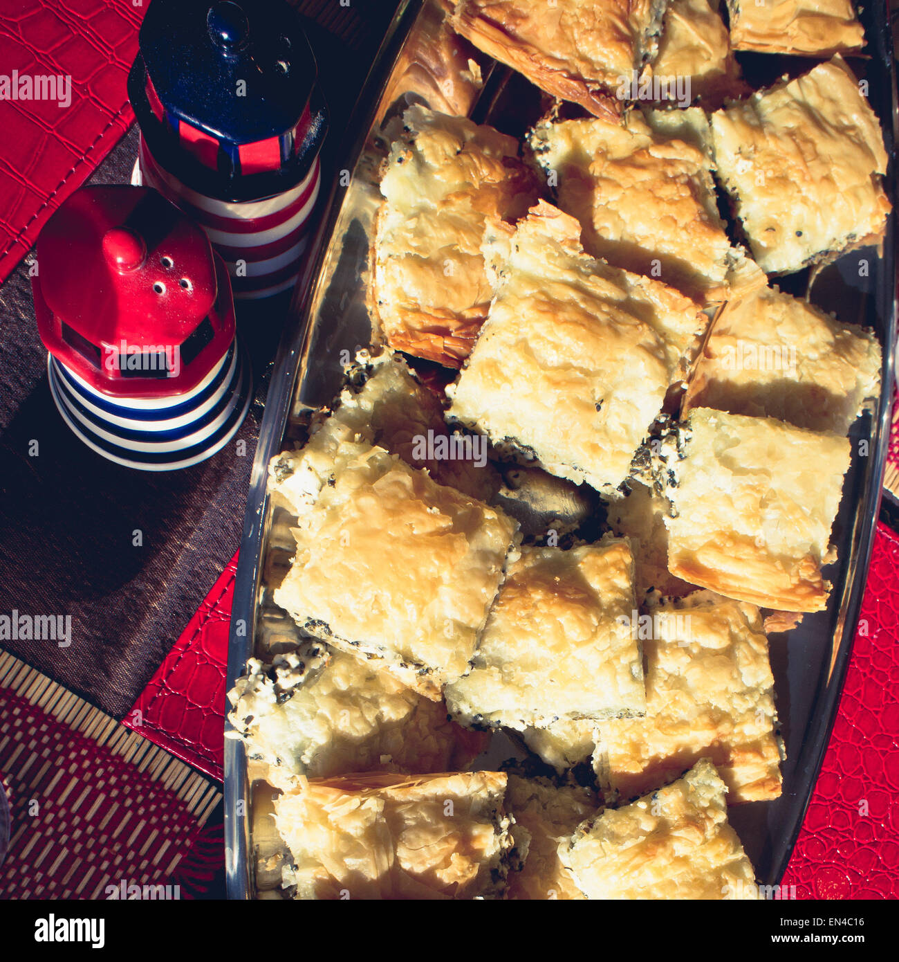 Platter of middle eastern party snacks Stock Photo - Alamy