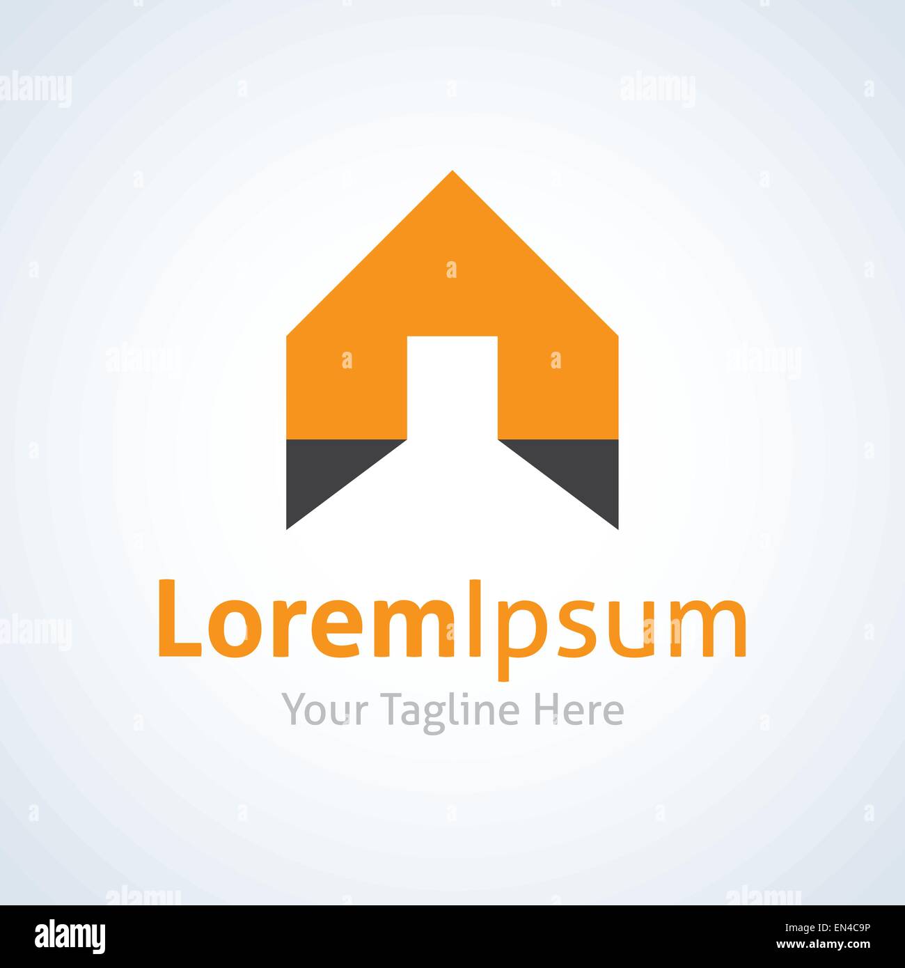 House real estate building web site construction vector logo icon Stock ...