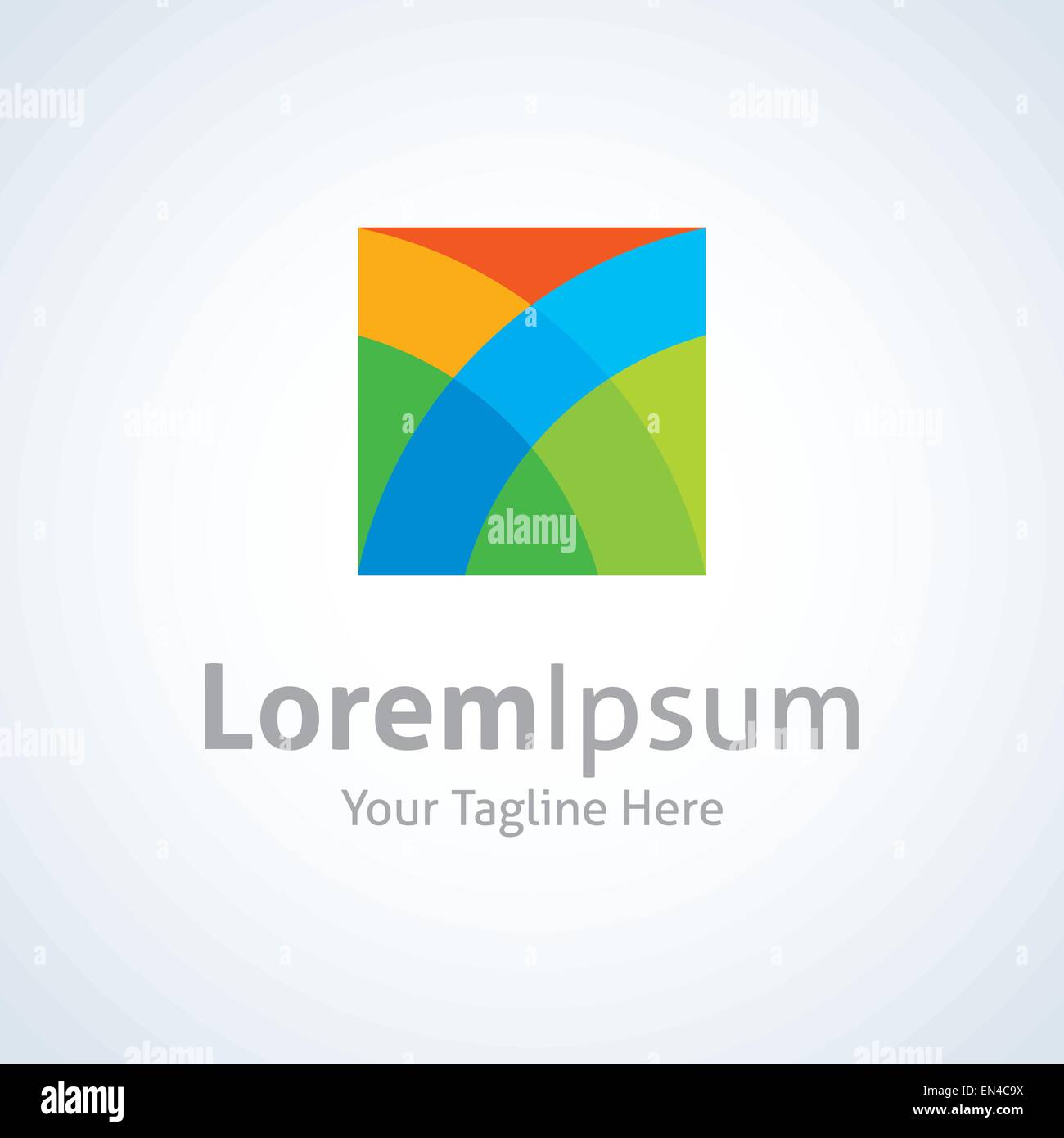 Abstract art backdrop canvas logo logotype vector icon Stock Vector ...