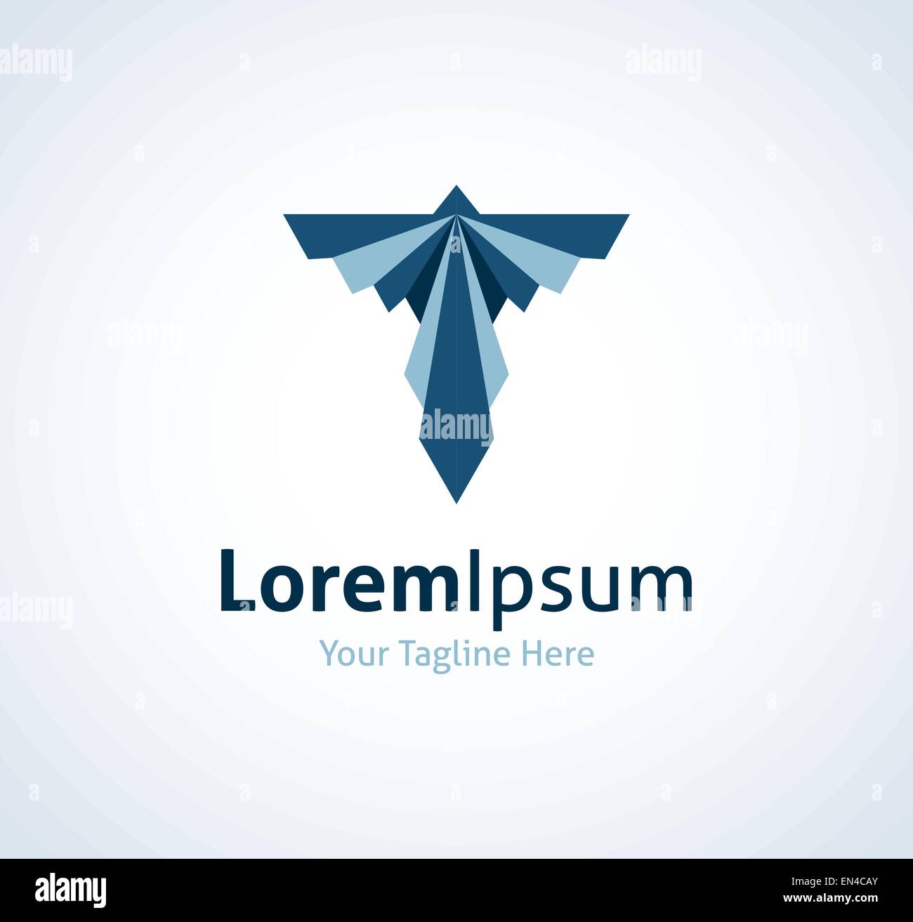 Geometry phoenix bird paper flight vector logo icon Stock Vector Image ...