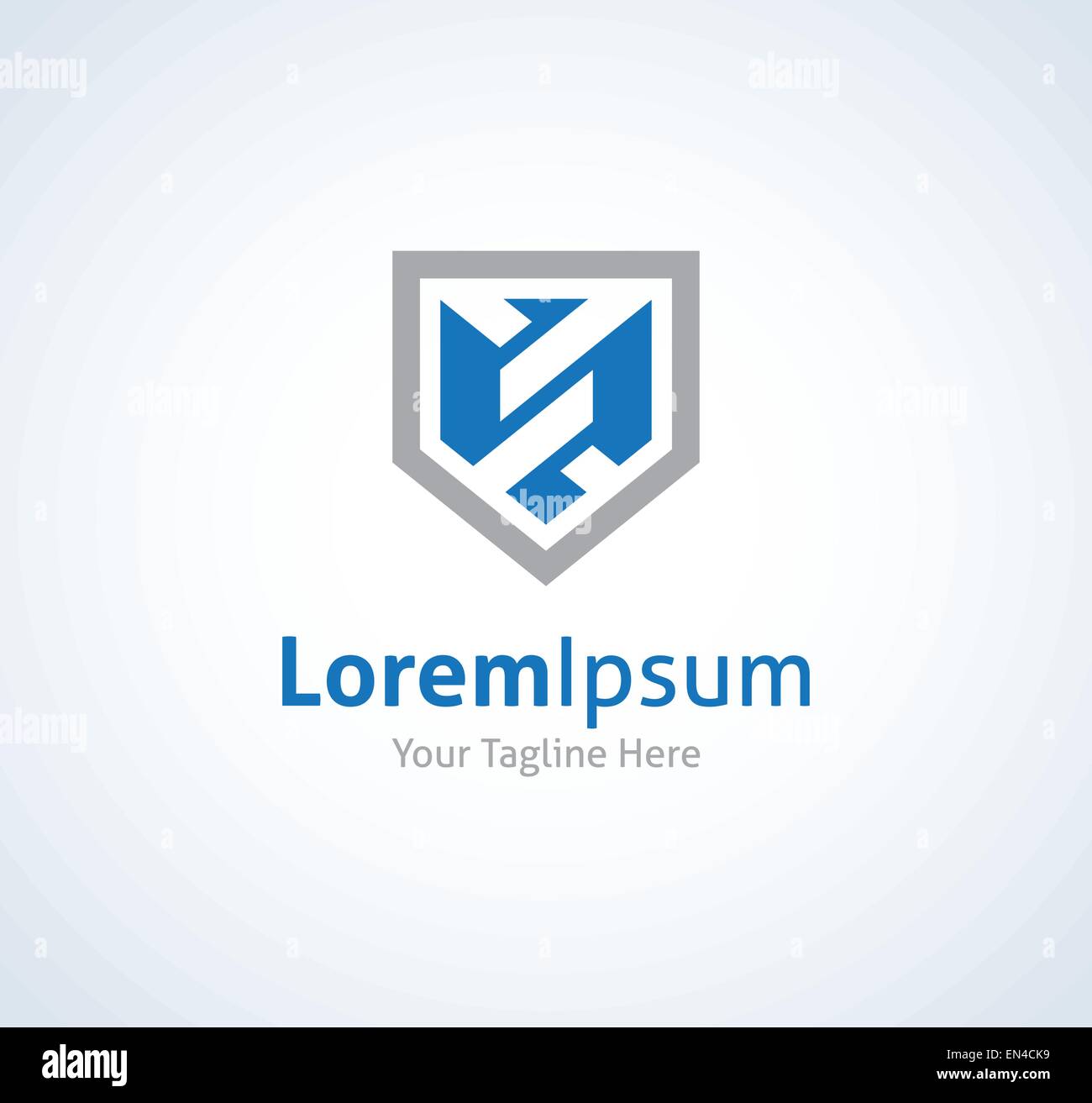 Partnership strength corporation badge emblem vector logo icon Stock ...