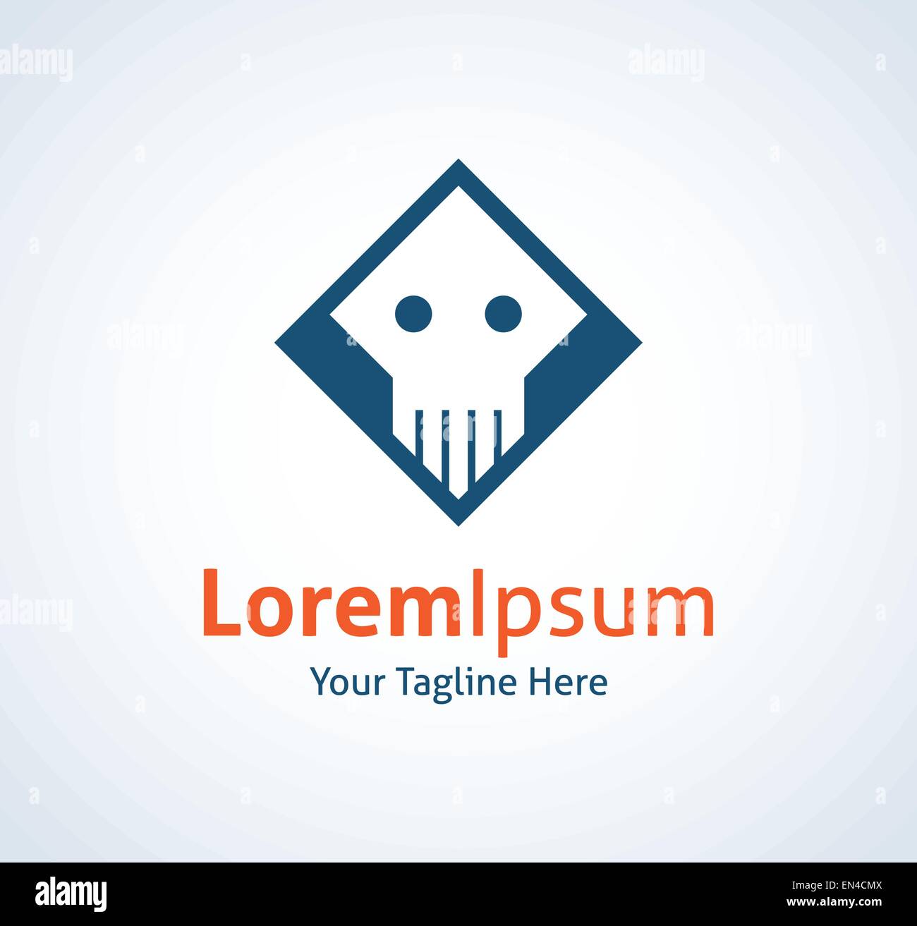 Danger skull sign protection emblem vector logo icon Stock Vector Image ...