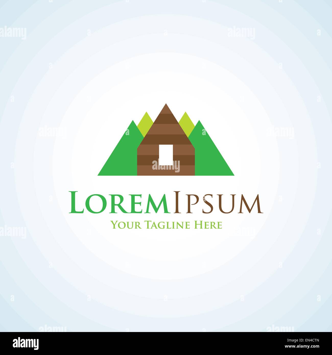Mountain high home icon simple elements wilderness logo Stock Vector ...