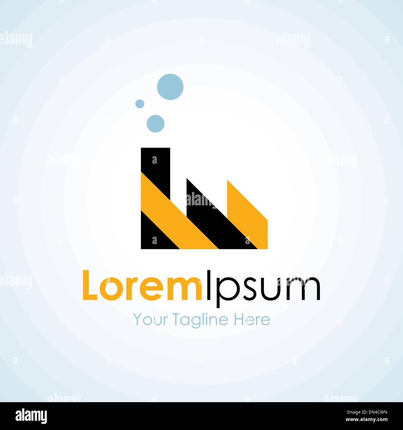 Black and yellow energy power plant graphic logo icon Stock Vector ...