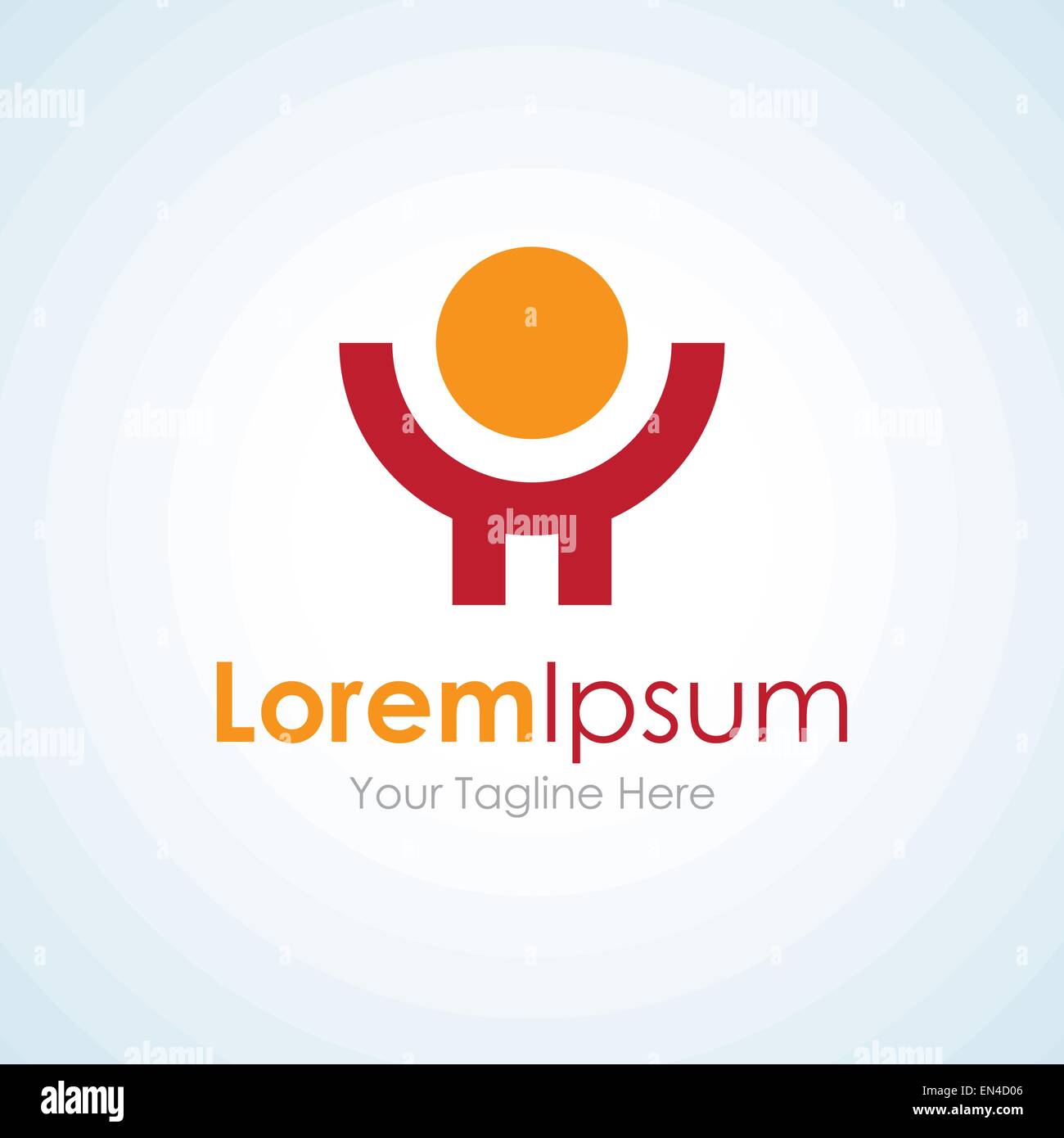 Human gold winner silhouette graphic logo icon Stock Vector Image & Art ...