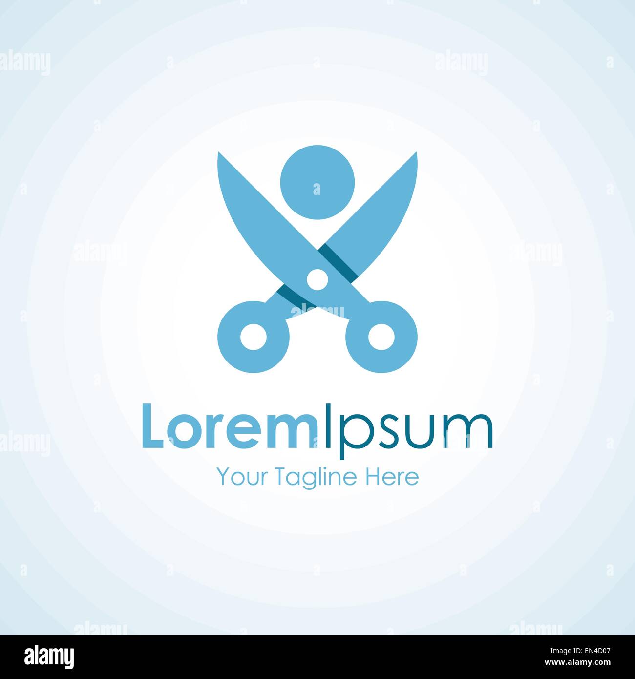 Cut off metal scissors people concept elements icon logo Stock Vector ...