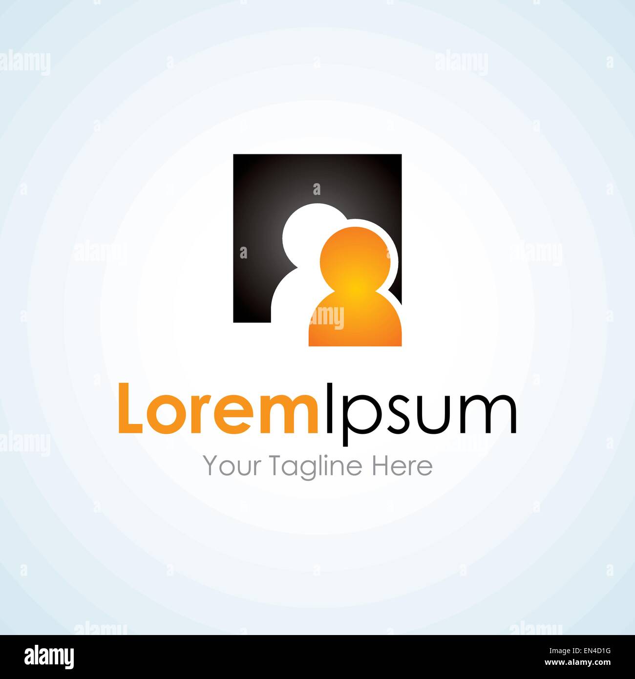 Step out the black background concept elements icon logo Stock Vector ...