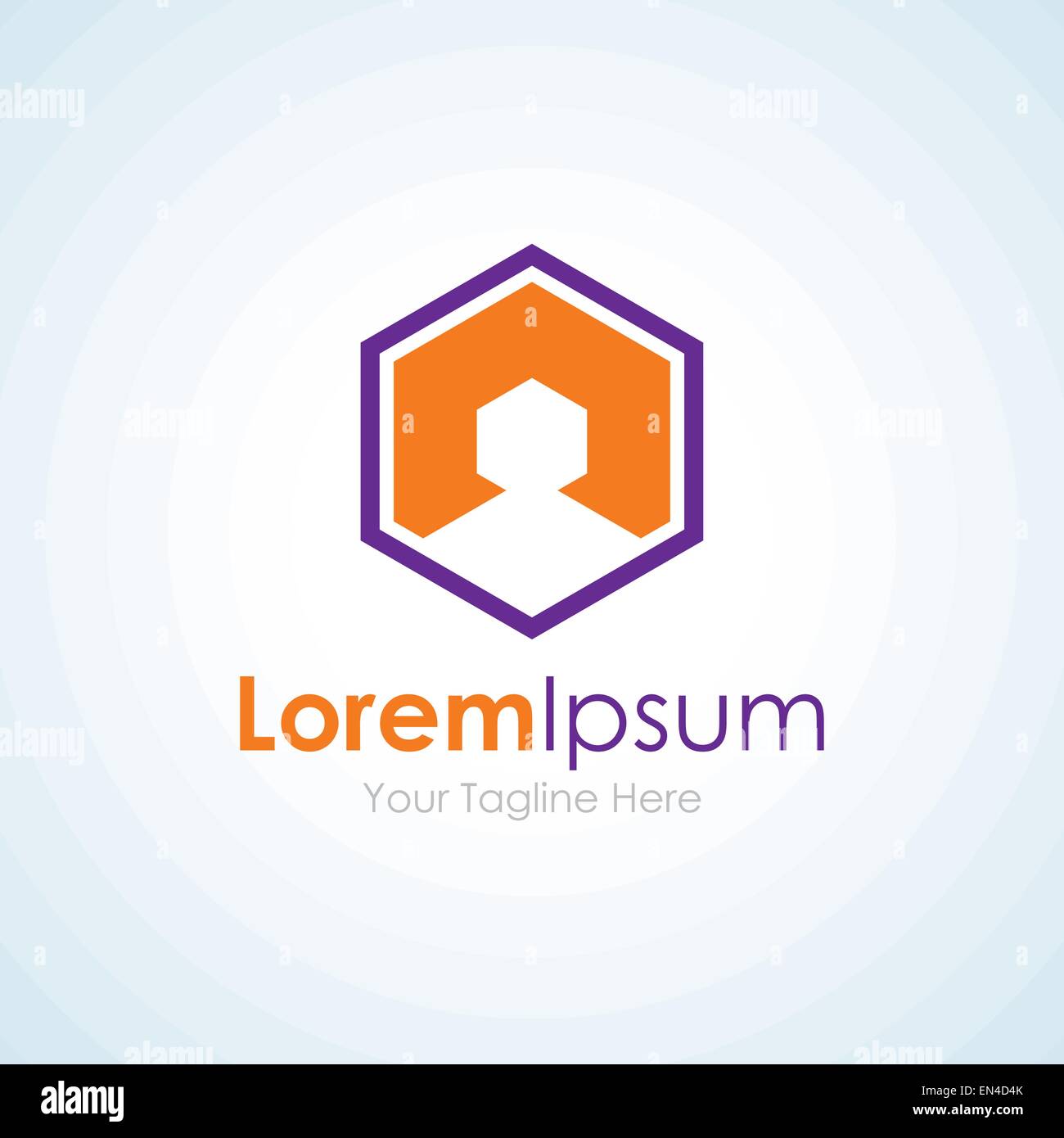 Identity easy manage future business concept elements icon logo Stock ...