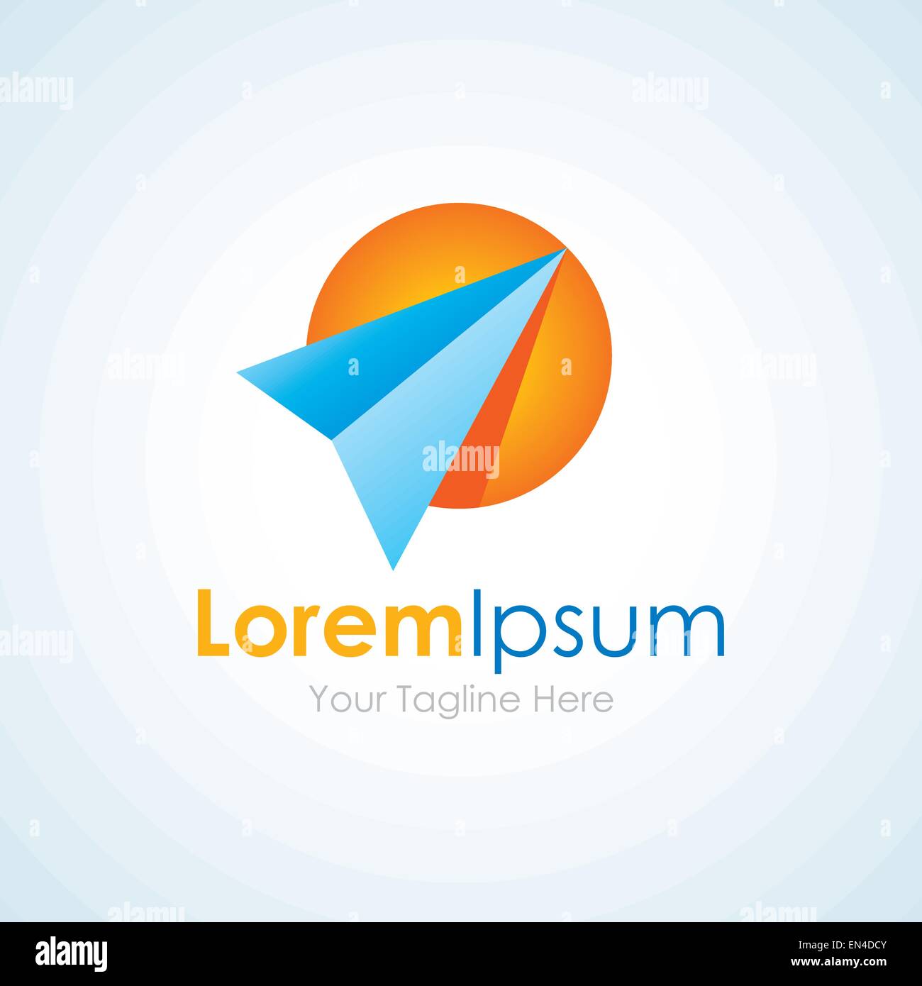 Paper airplane origami concept elements icon logo Stock Vector Image ...