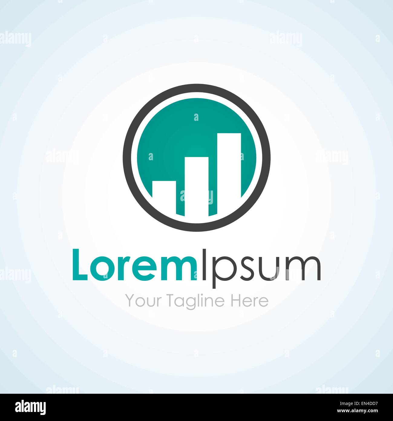 Company chart graph business concept elements icon logo Stock Vector ...