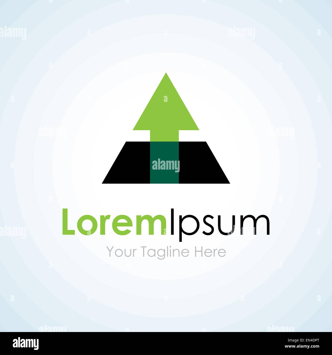 Green triangle arrow up business element icon logo Stock Vector Image & Art - Alamy