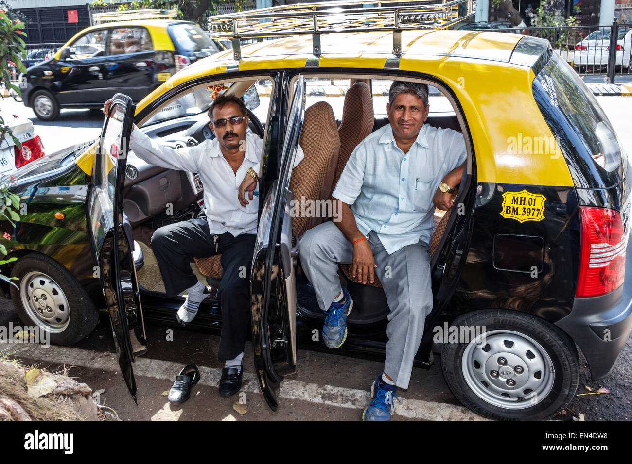 Indian taxi driver hi-res stock photography and images - Alamy