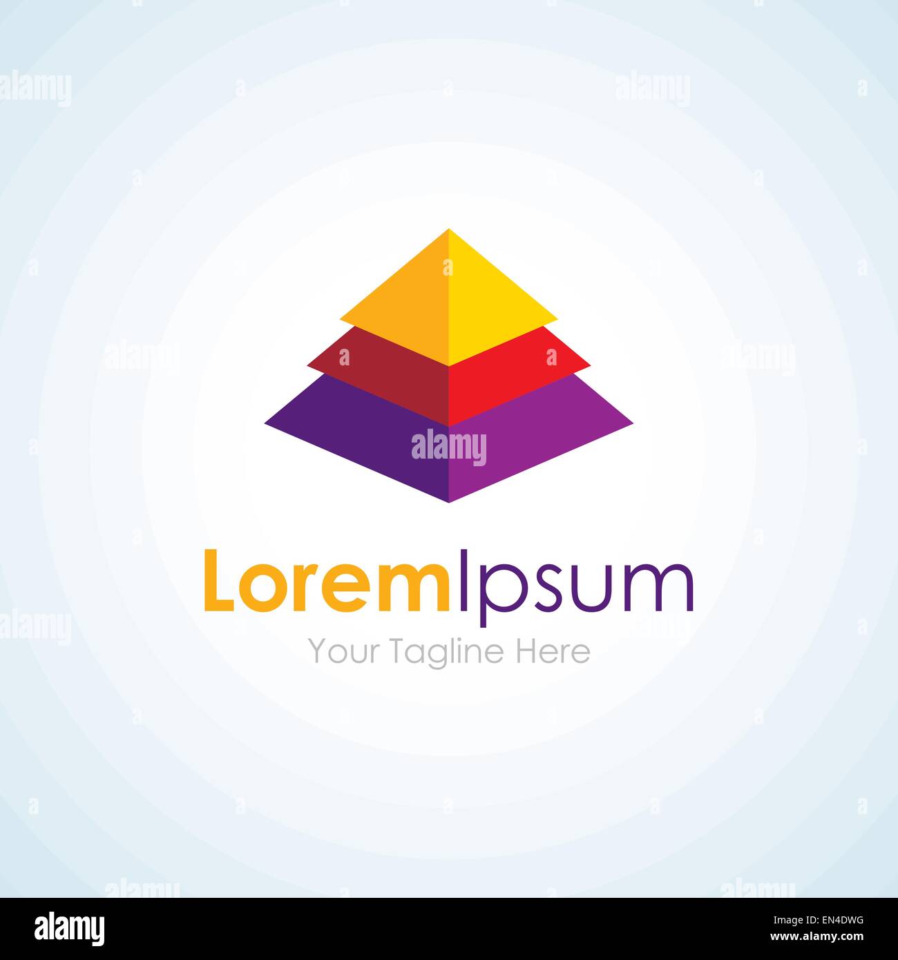 Elegant pyramid multiple layer element icons business logo Stock Vector ... Elegant pyramid multiple layer element icons business logo Stock Vector ...