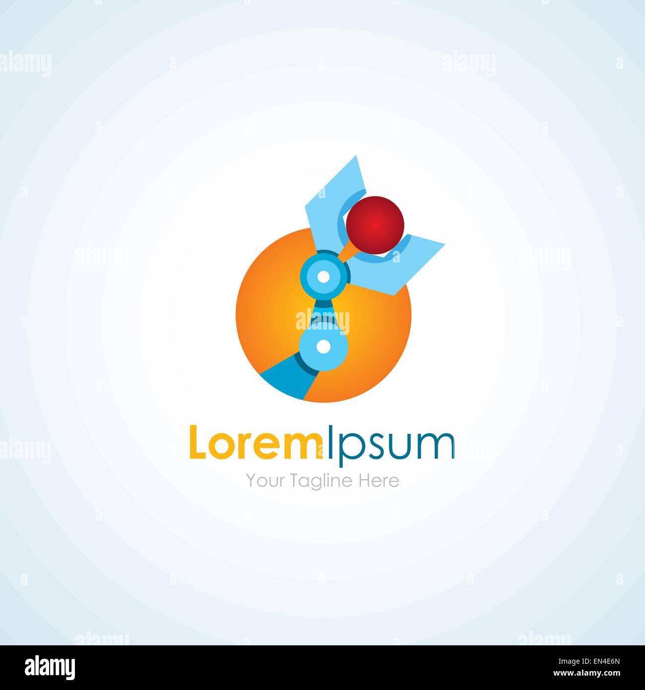 Future robotics technology innovation element icon logo for business ...