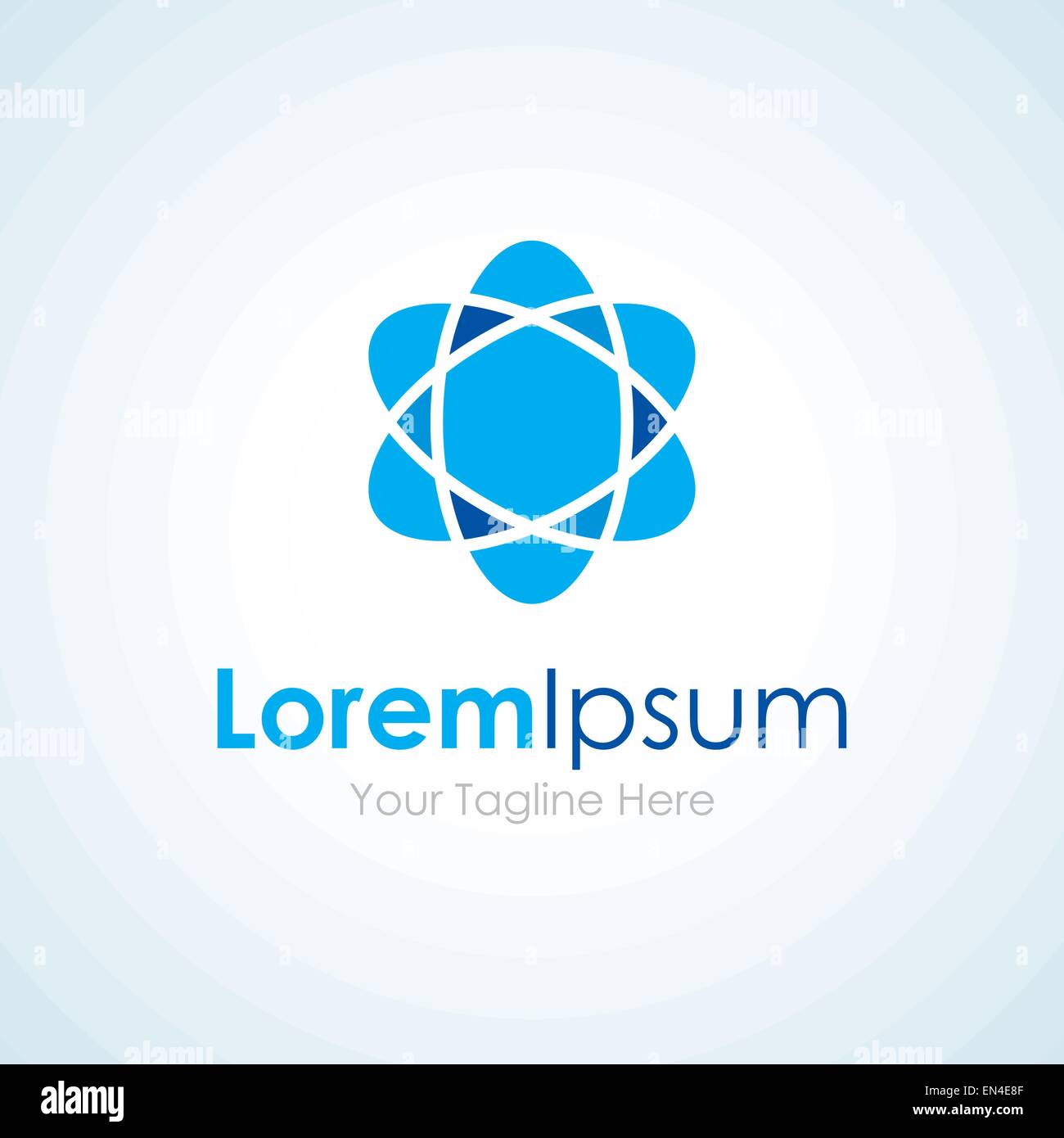 The atom path world of science graphic design logo icon Stock Vector ...