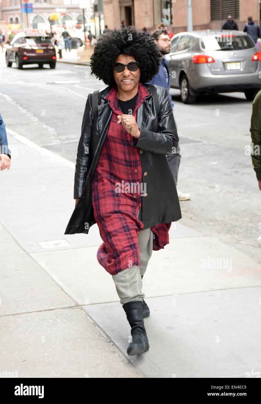 New York, NY, USA. 27th Apr, 2015. LaLa Brooks of the Crystals in ...