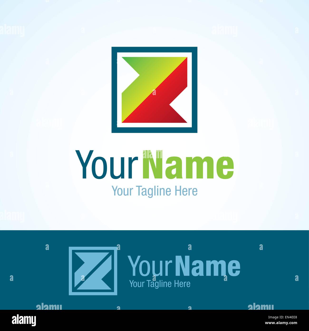 Green and red progress chart business graphic design logo icon Stock ...