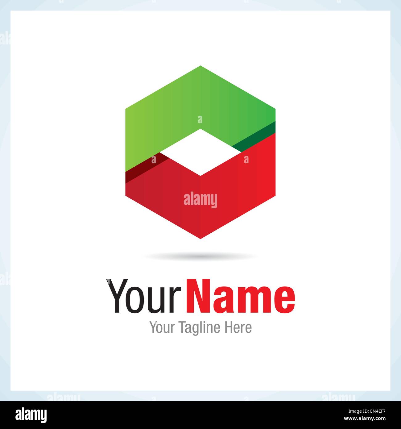 Green and red chart arrows business graphic design logo icon Stock ...
