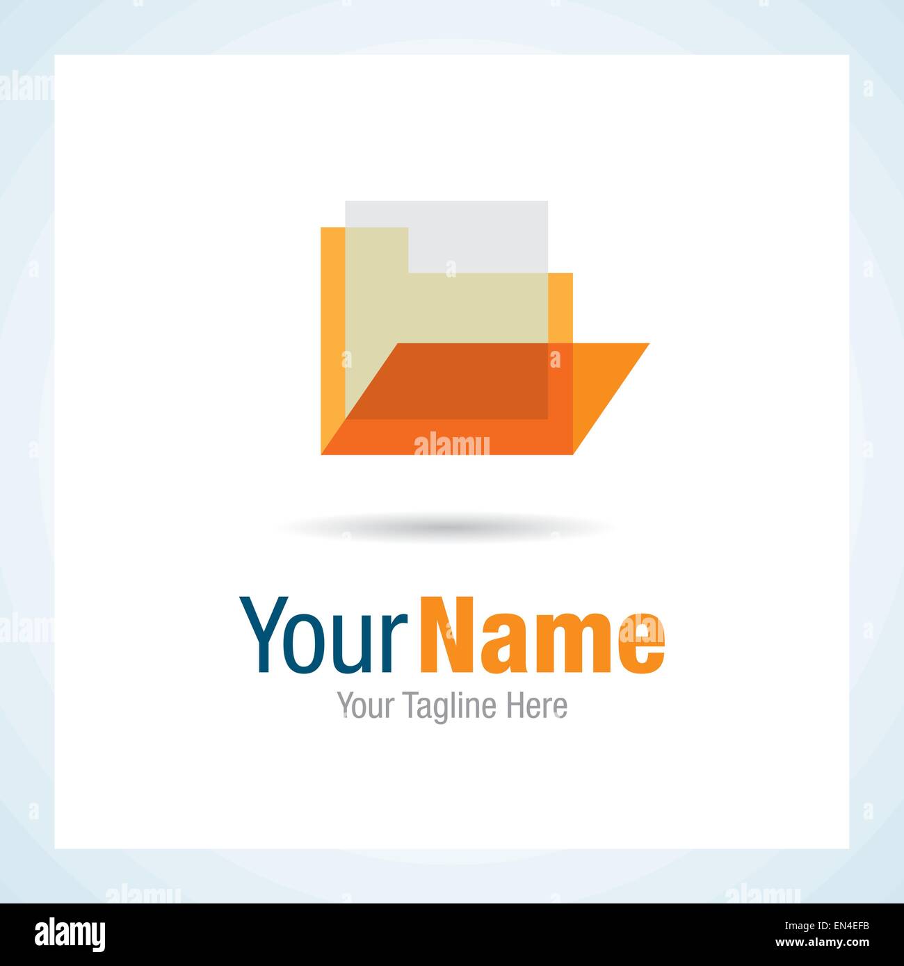 File folder documents graphic design logo icon Stock Vector Image & Art ...