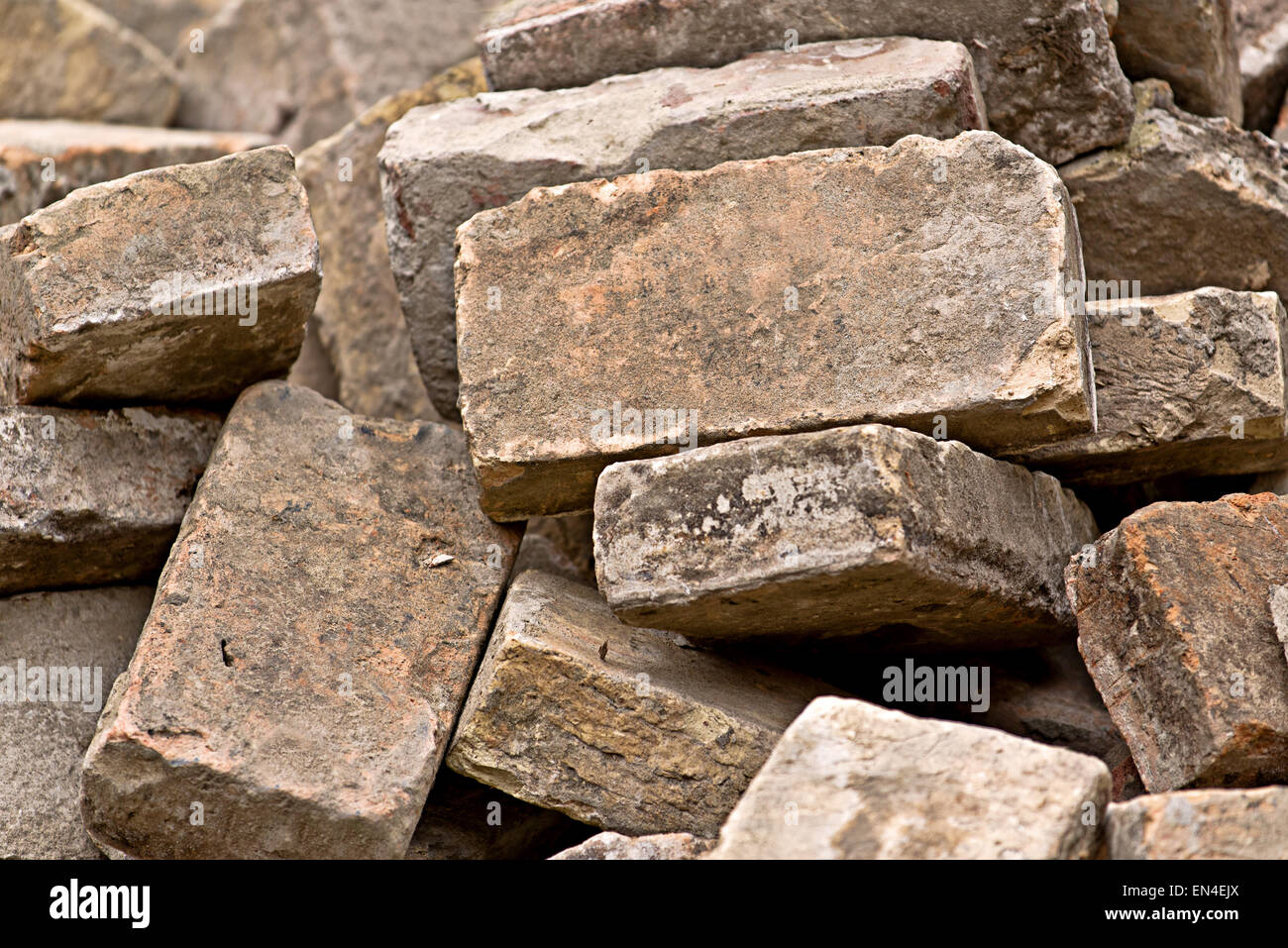 Pile of concrete bricks hi-res stock photography and images - Alamy
