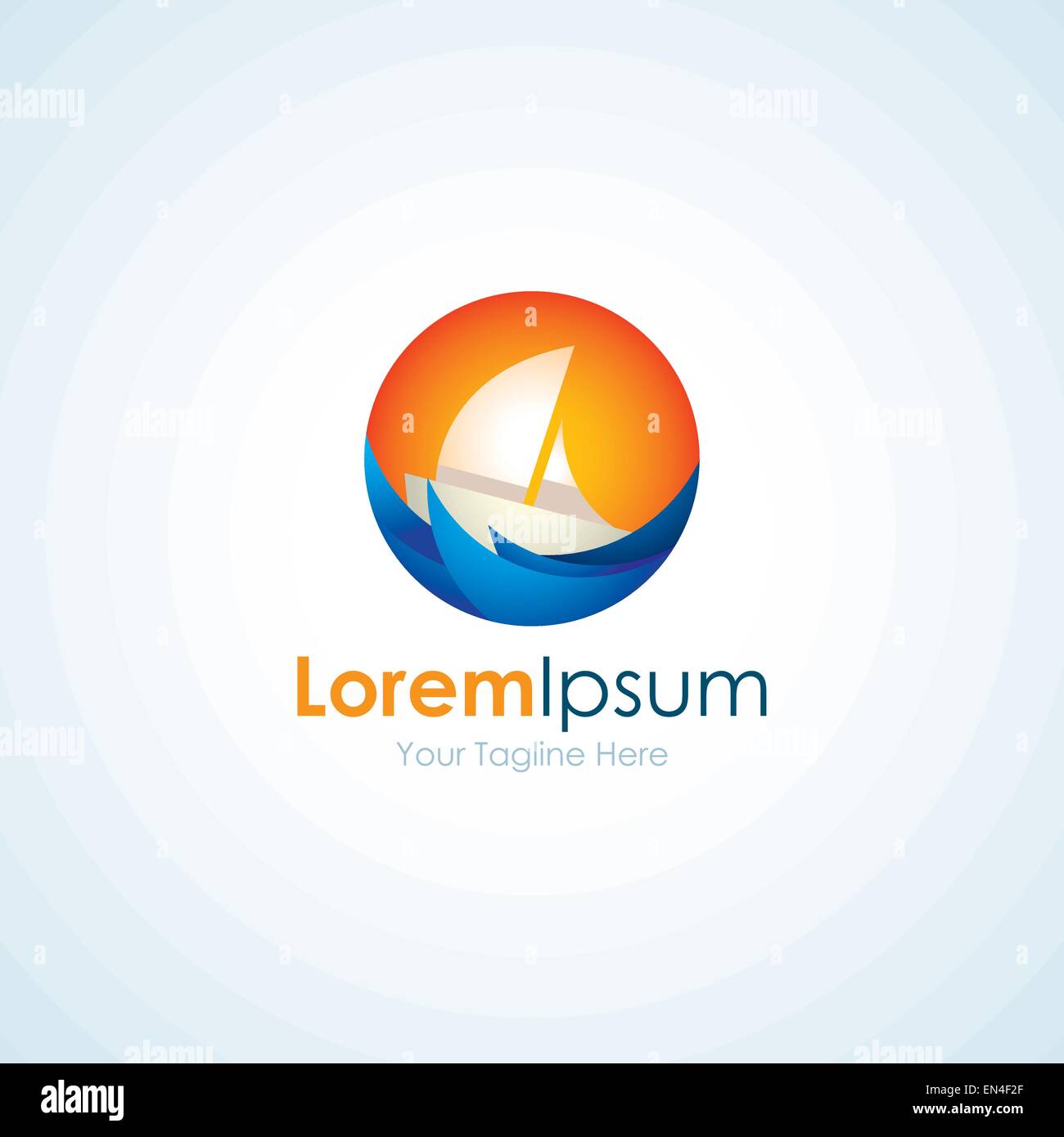 Sailing logo hi-res stock photography and images - Alamy