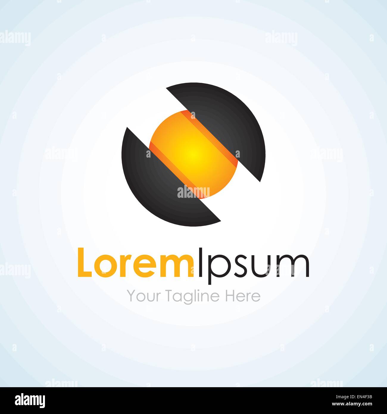 Technology circle core simple business progressive icon logo Stock ...