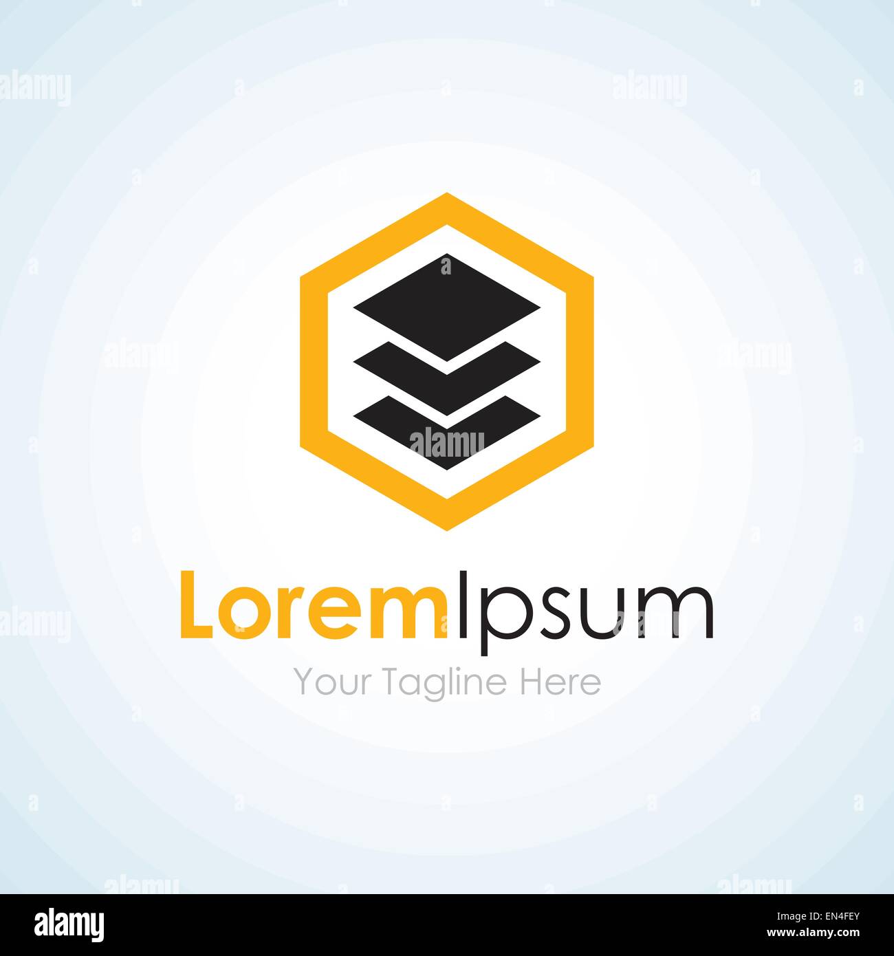 Golden cube battery pack technology innovative simple business icon ...