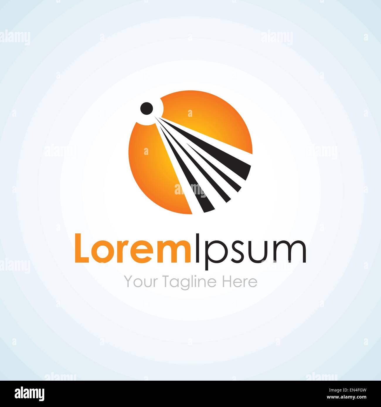 Yellow pro goal vision simple business icon logo Stock Vector Image ...