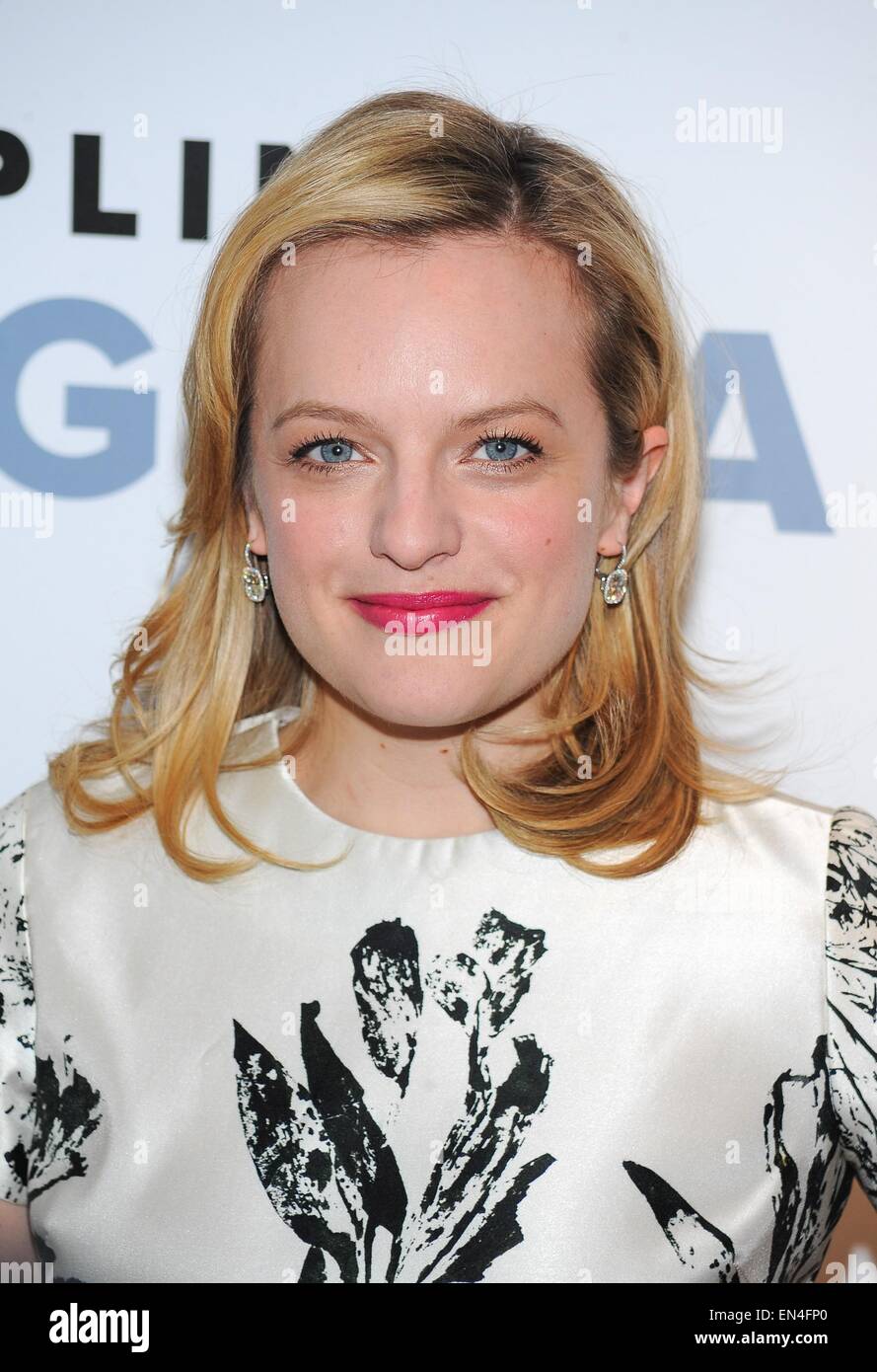 New York, NY, USA. 27th Apr, 2015. Elisabeth Moss at arrivals for Film ...