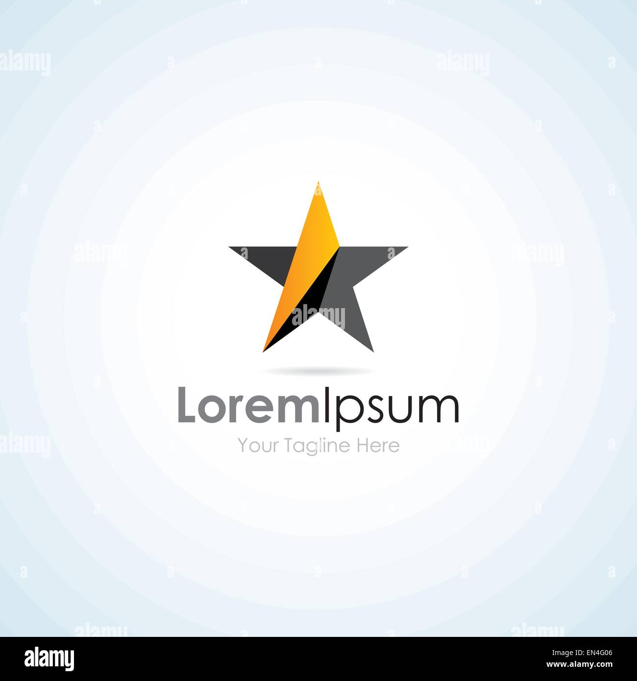 Sharp progress star shape simple business icon logo Stock Vector Image ...