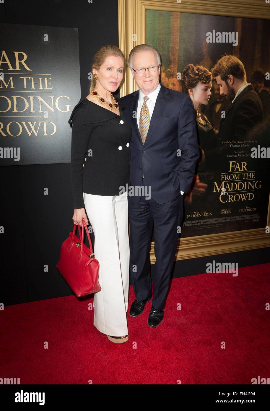 New York, NY, USA. 27th Apr, 2015. Ellen Ward Scarborough, Chuck ...