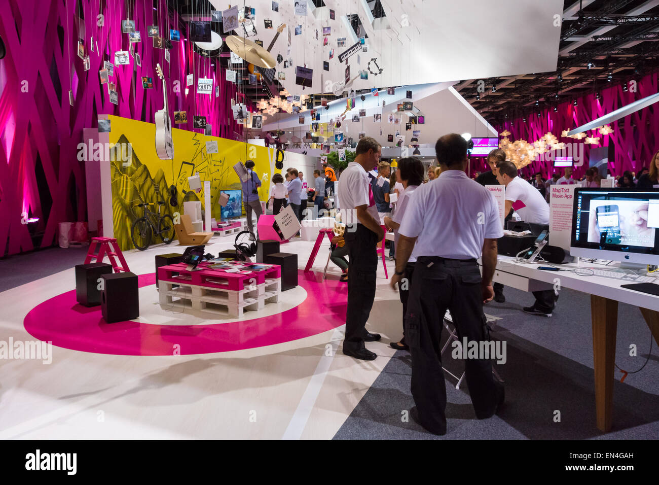 Stand of company T-Mobile Stock Photo - Alamy